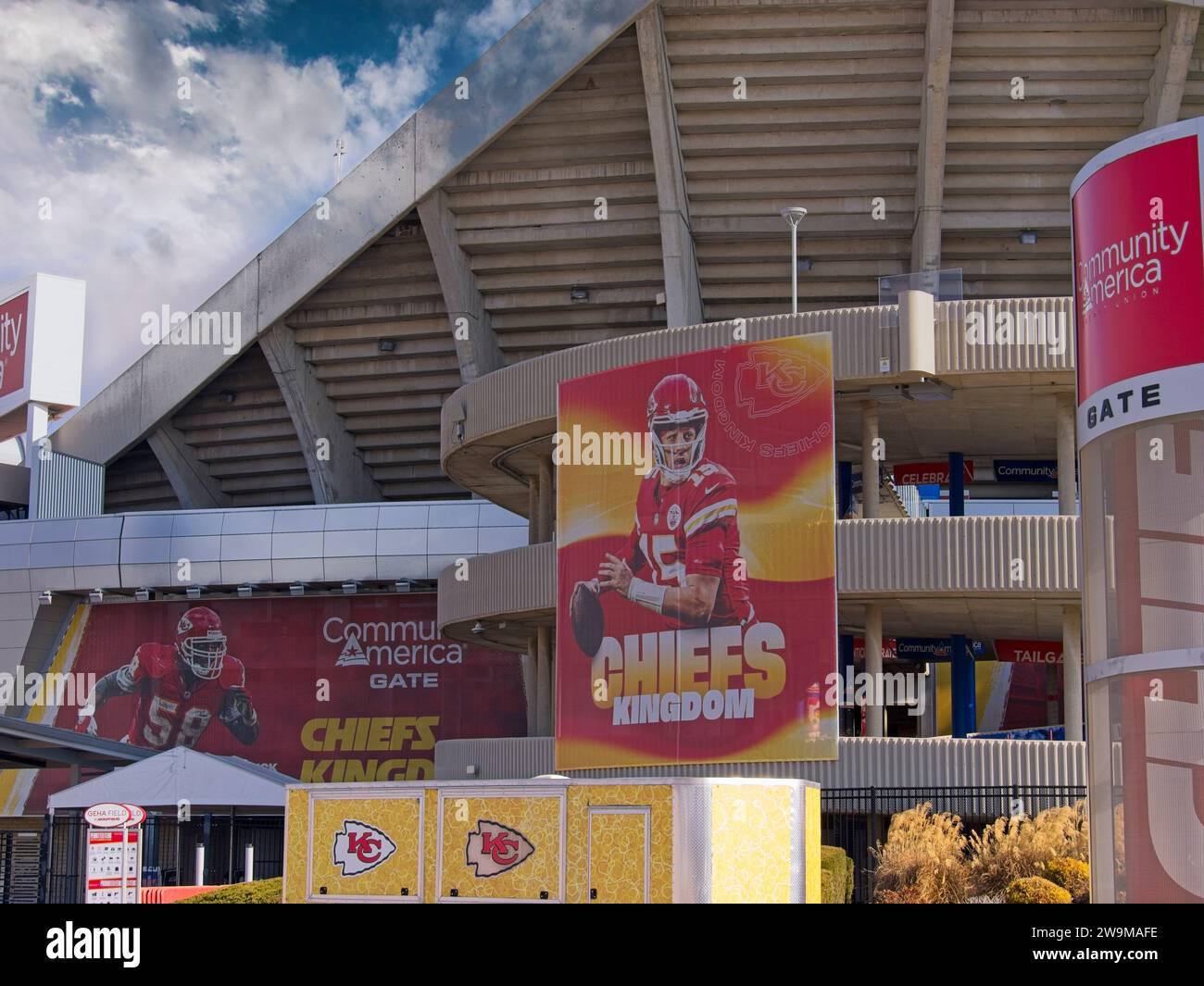 Kansas City, Missouri - December 28, 2023: GEHA Field at Arrowhead ...