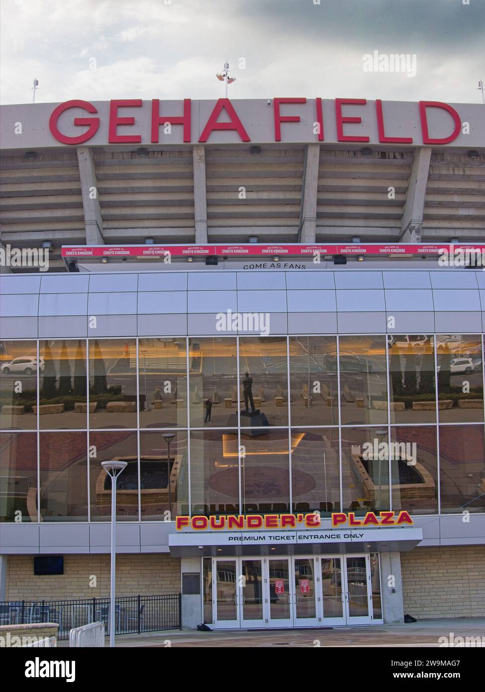 Kansas City, Missouri - December 28, 2023: GEHA Field at Arrowhead ...