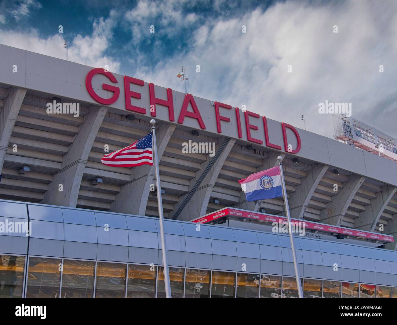 Kansas City, Missouri - December 28, 2023: GEHA Field at Arrowhead ...