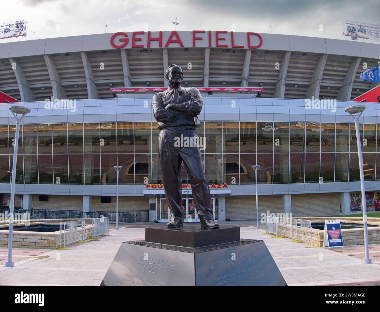 Kansas City, Missouri - December 28, 2023: GEHA Field at Arrowhead ...