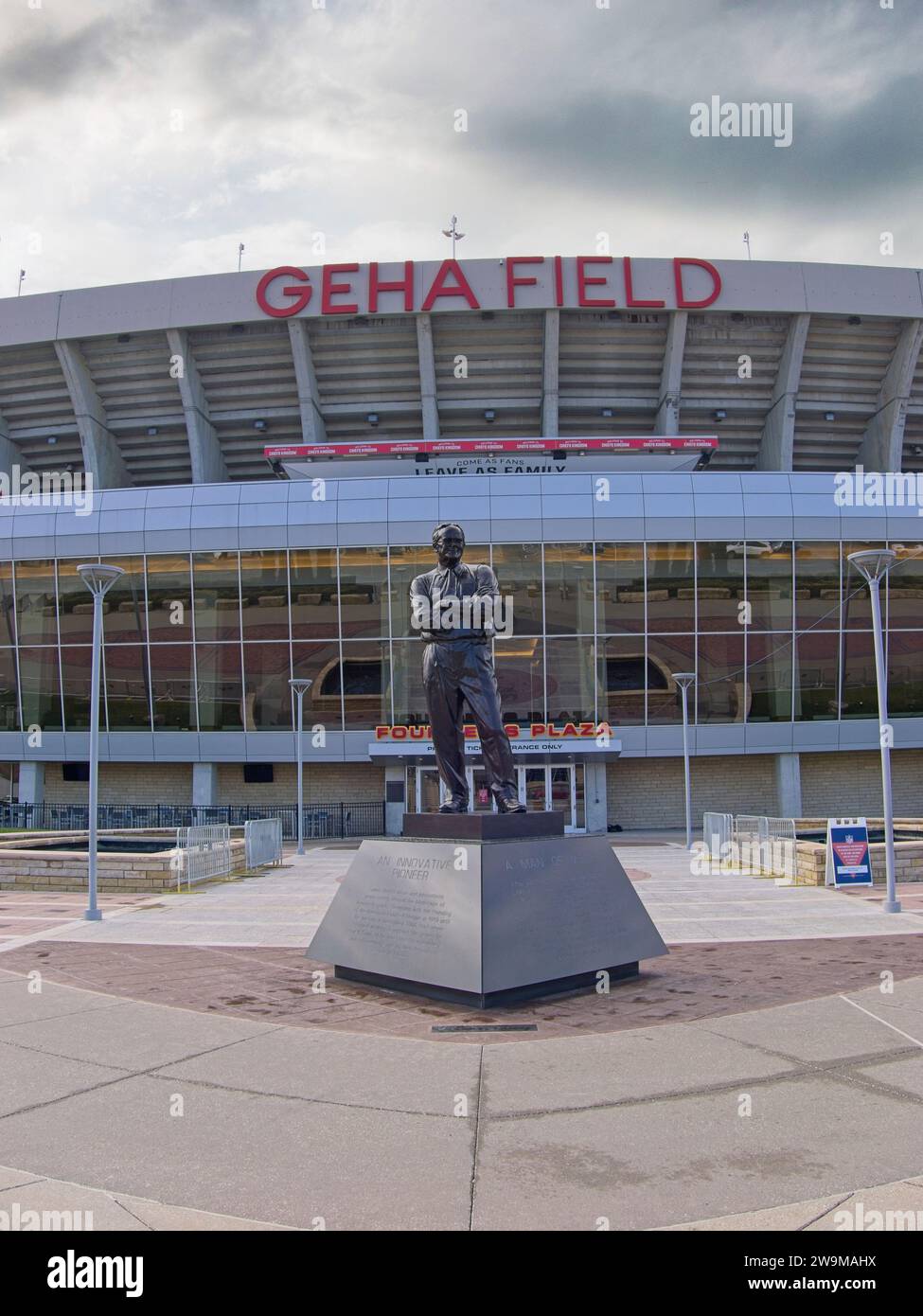 Kansas City, Missouri - December 28, 2023: GEHA Field at Arrowhead ...