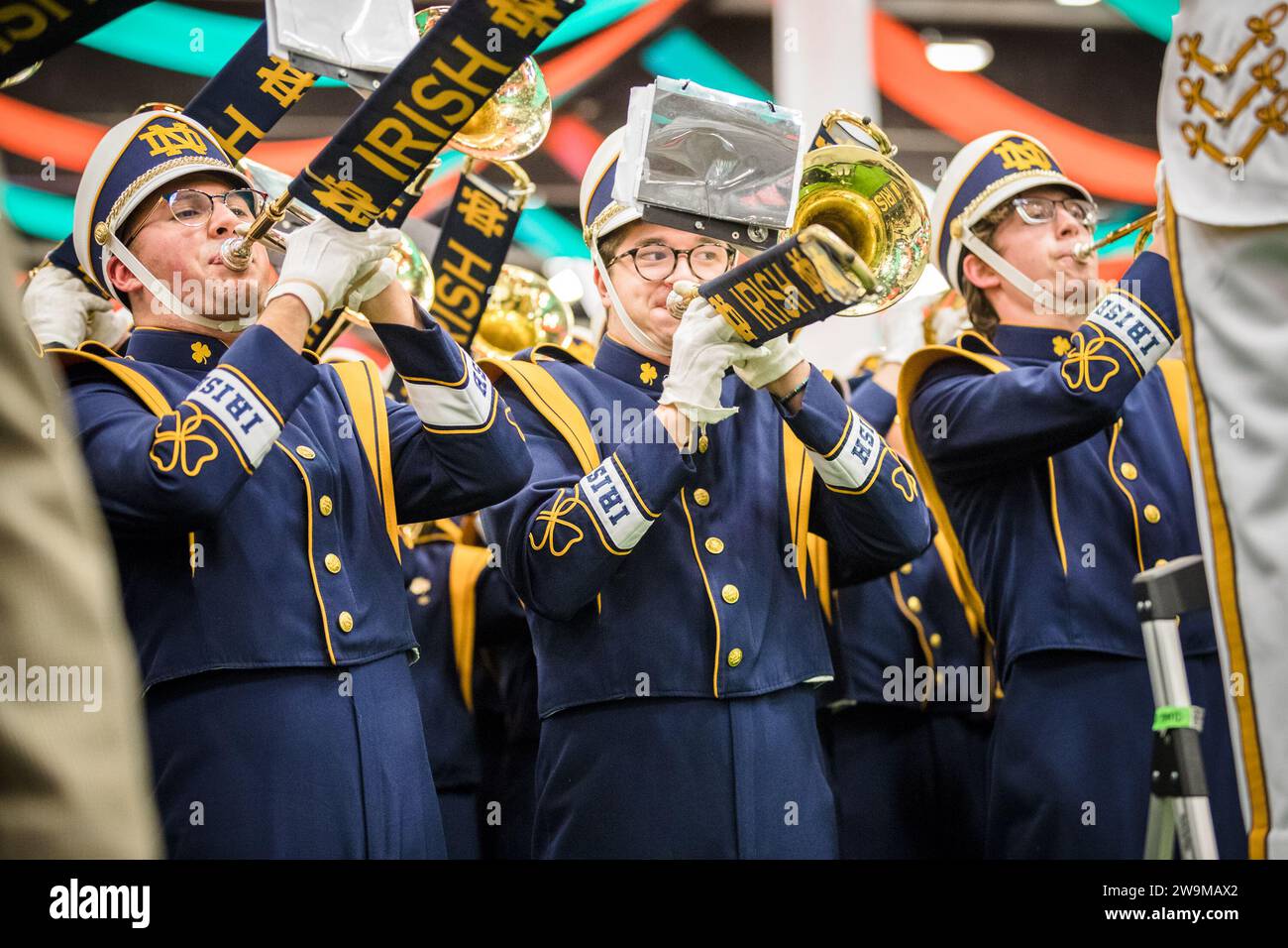 El Paso, Texas, USA. 28th Dec, 2023. The Band of the Fighting Irish ...