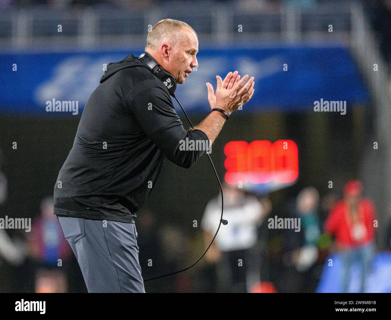 December 28, 2023: NC State head coach Dave Doeren during second half ...