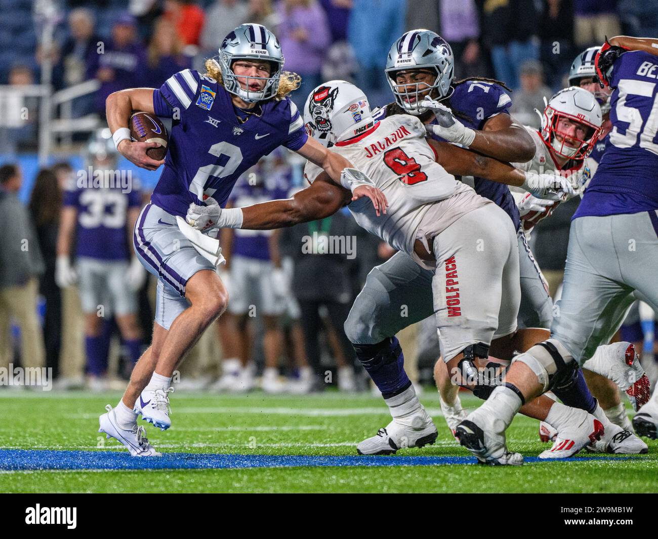 December 28, 2023: Kansas State quarterback Avery Johnson (2) during ...