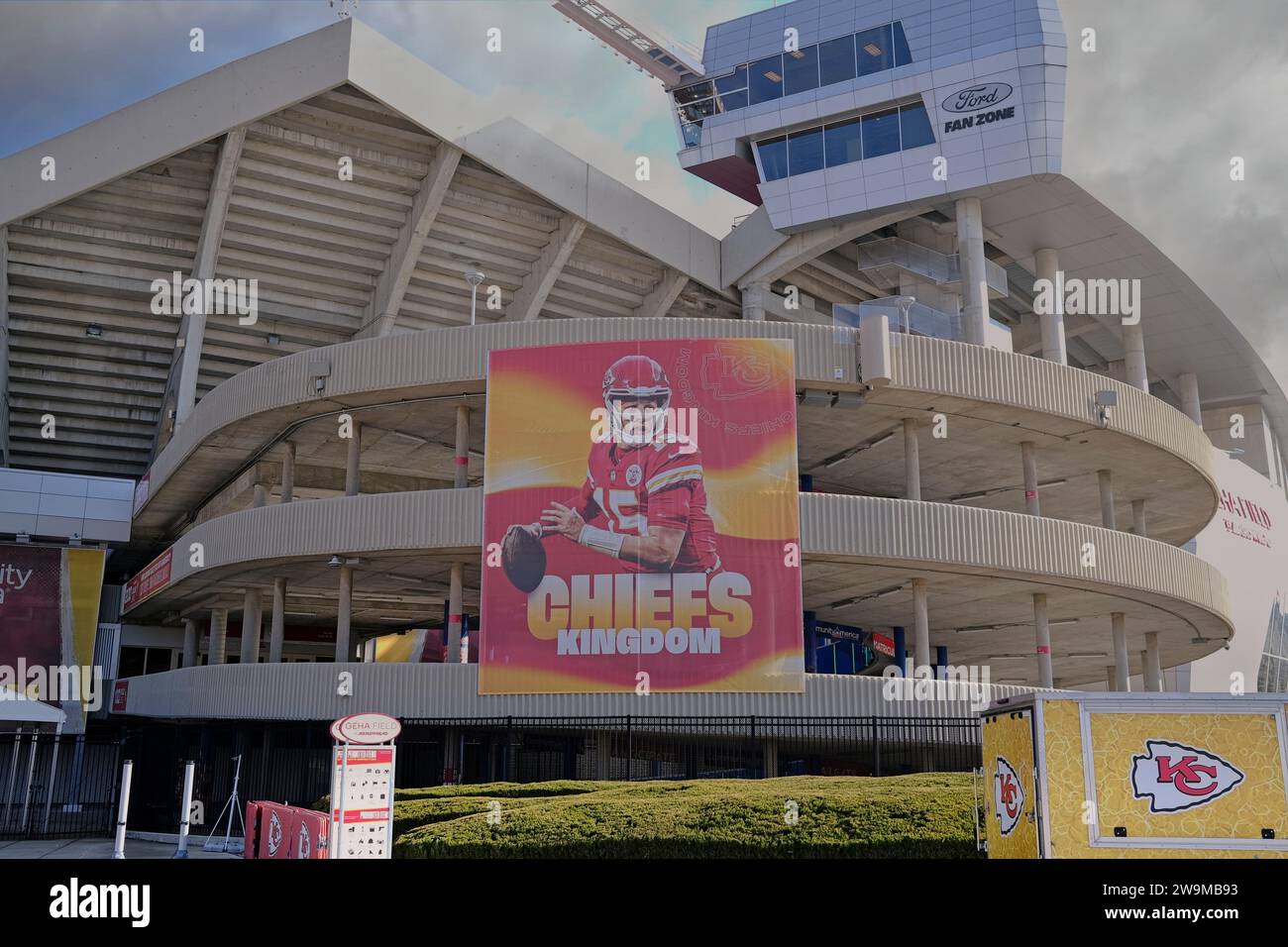 Kansas City, Missouri - December 28, 2023: GEHA Field at Arrowhead ...