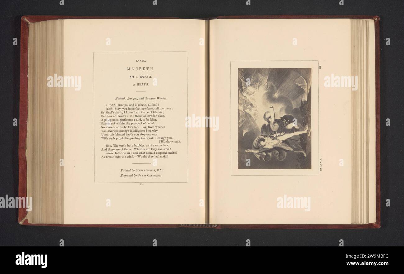 Photo production from a print to a painting by Johann Heinrich Füssli ...