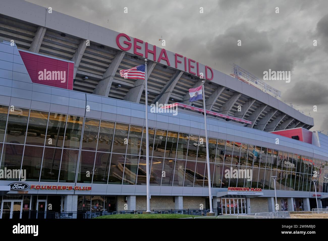 Kansas City, Missouri - December 28, 2023: GEHA Field at Arrowhead ...