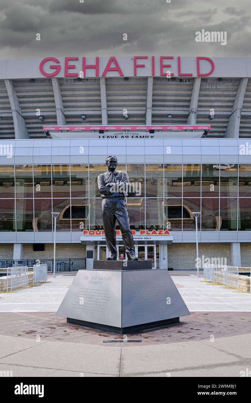 Kansas City, Missouri - December 28, 2023: GEHA Field at Arrowhead ...