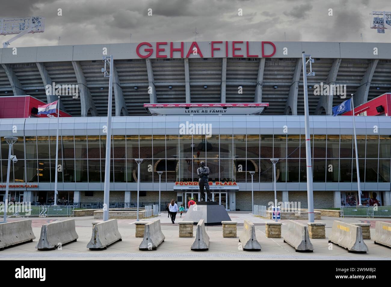 Kansas City, Missouri - December 28, 2023: GEHA Field at Arrowhead ...