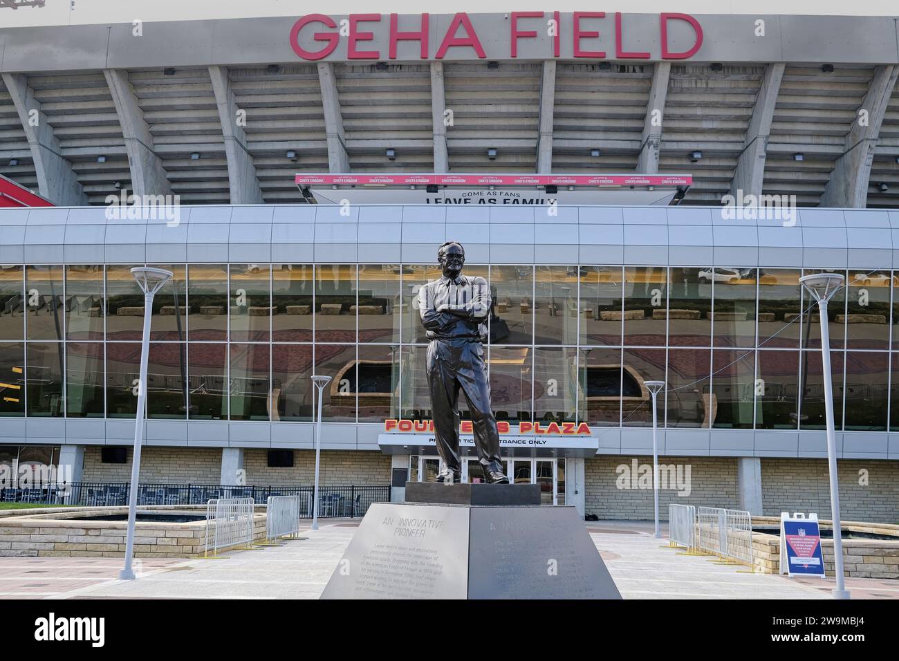 Kansas City, Missouri - December 28, 2023: GEHA Field at Arrowhead ...