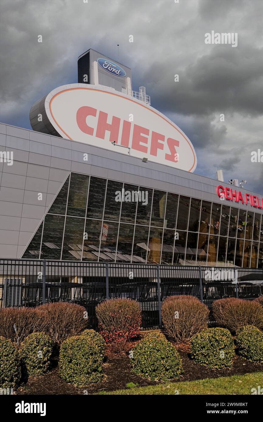 Kansas City, Missouri - December 28, 2023: GEHA Field at Arrowhead ...