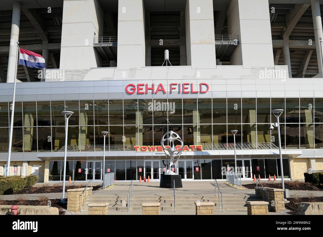 Kansas City, Missouri - December 28, 2023: GEHA Field at Arrowhead ...
