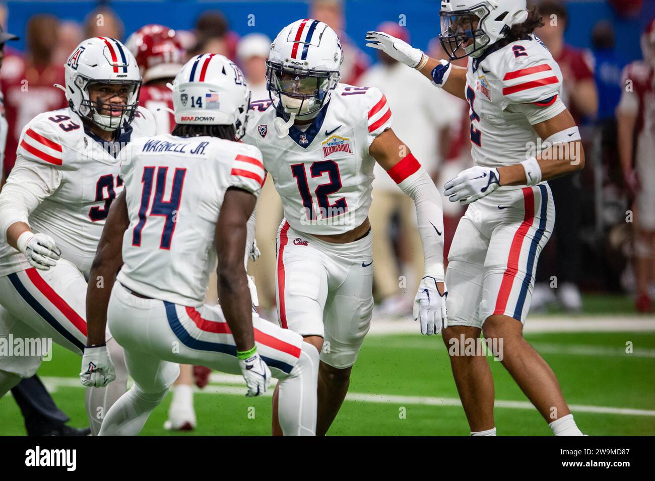 San Antonio, TX, USA. 28th Dec, 2023. Arizona Wildcats safety Genesis ...
