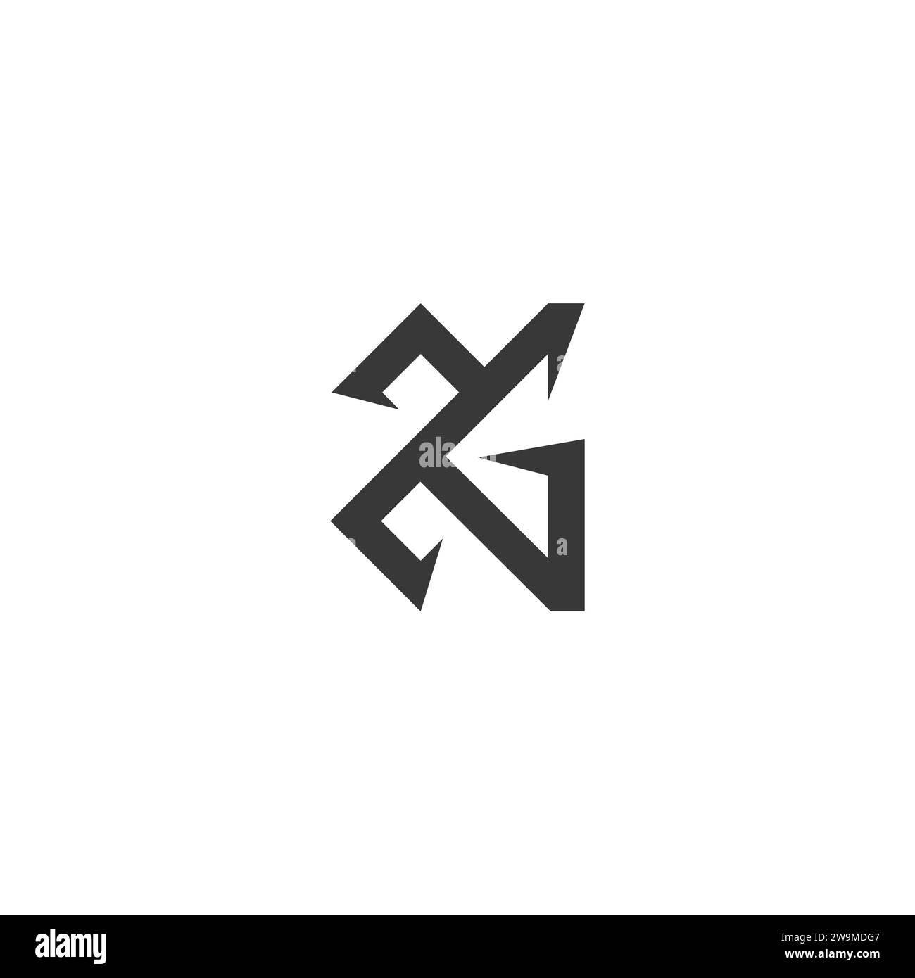 Alphabet Initials logo ZG, GZ, Z and G Stock Vector Image & Art - Alamy