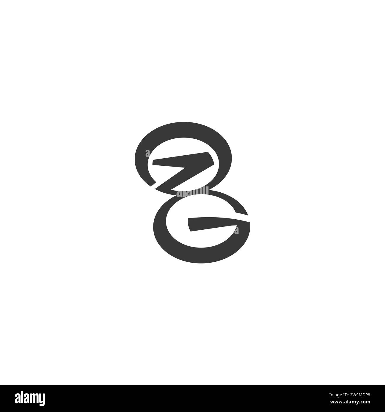 Alphabet Initials logo ZG, GZ, Z and G Stock Vector Image & Art - Alamy