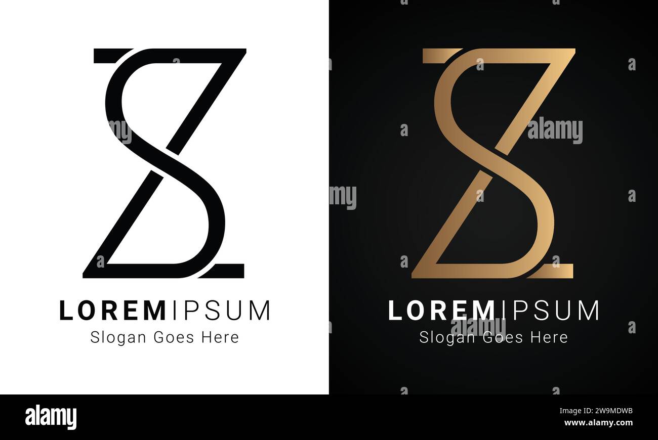 Letter zs logo hi-res stock photography and images - Alamy