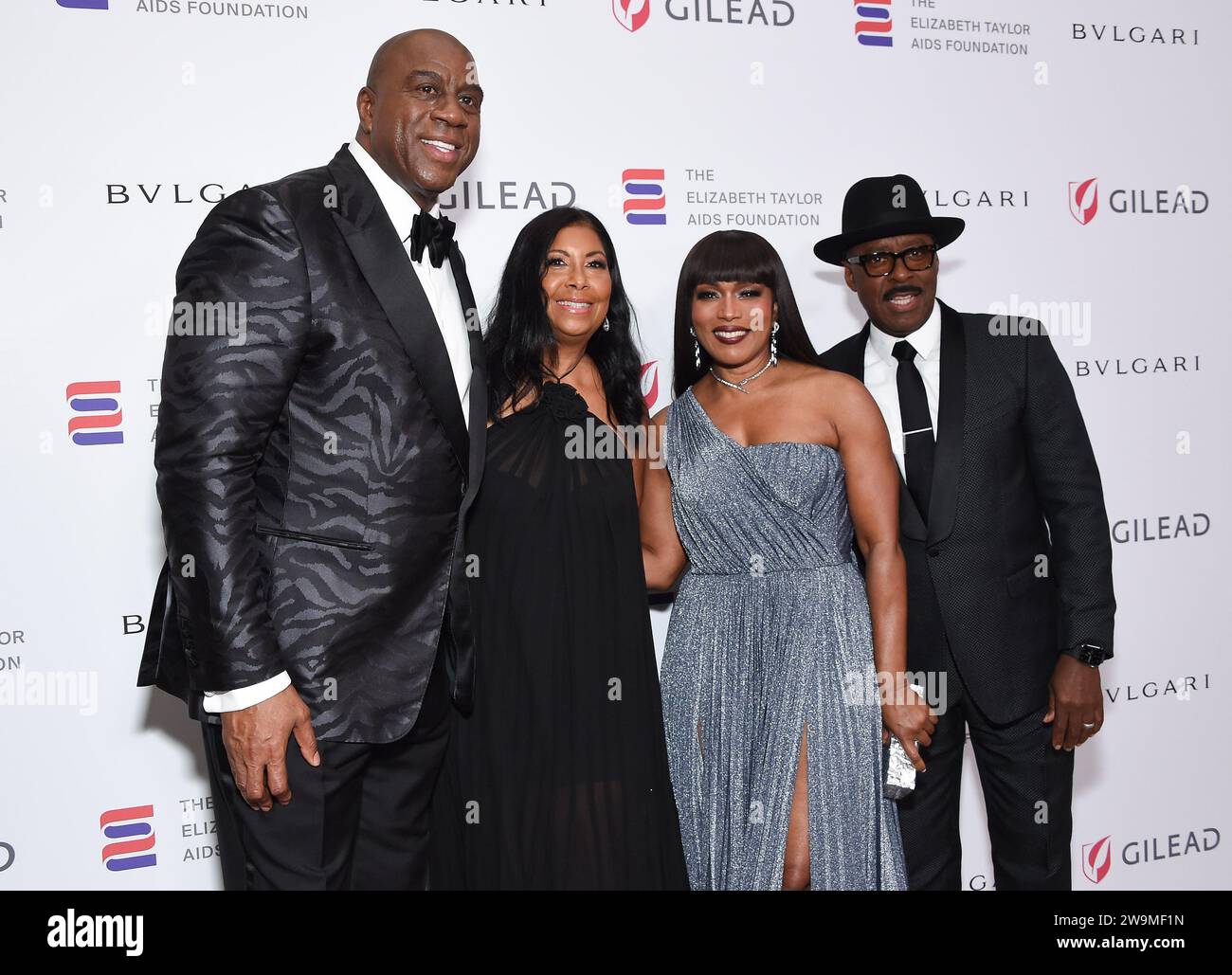 September 21, 2023, Beverly Hills, California, USA: Magic Johnson, Cookie Johnson, Angela ...