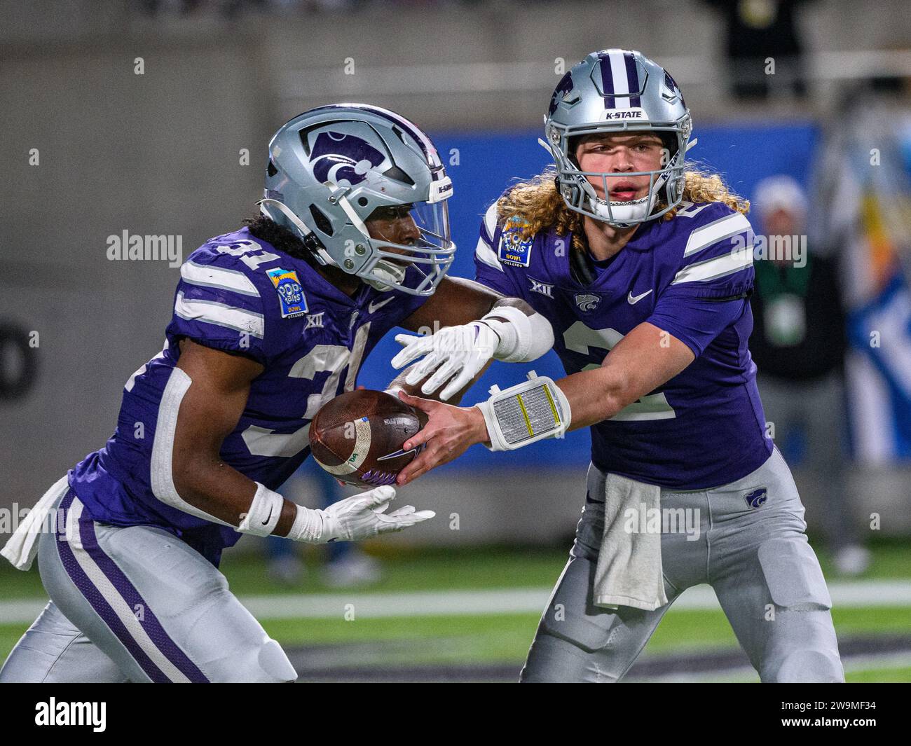 Orlando, FL, USA. 28th Dec, 2023. Kansas State quarterback Avery ...