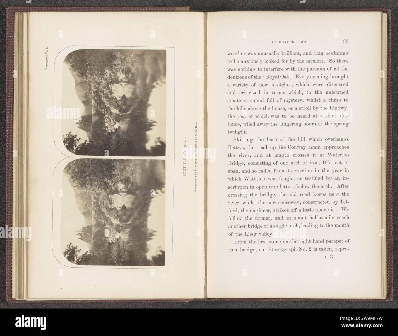 Pont-Y-Pair, Roger Fenton, 1859 stereograph Wales paper. photographic ...