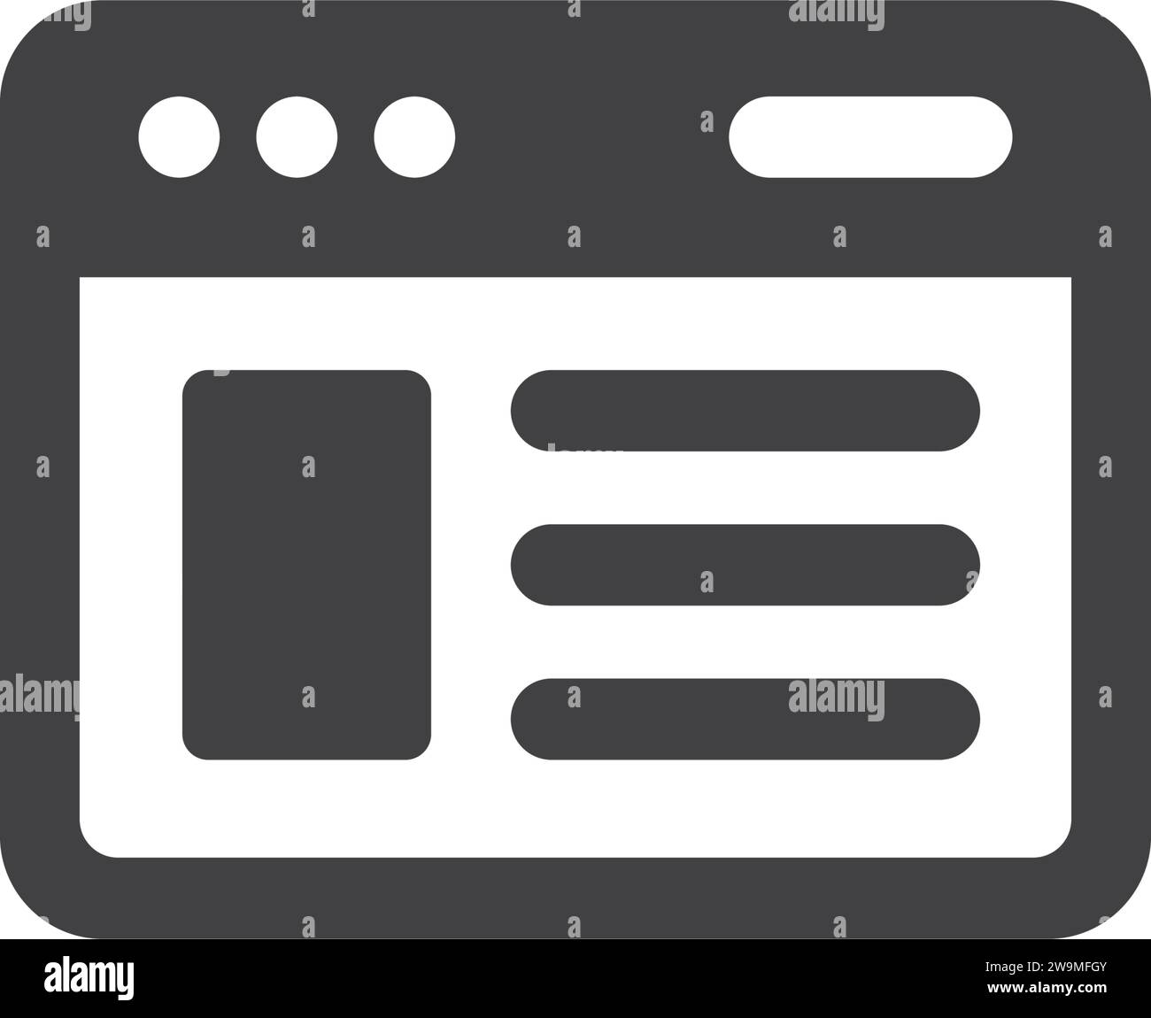 Computer icon collection vector Stock Vector Image & Art - Alamy