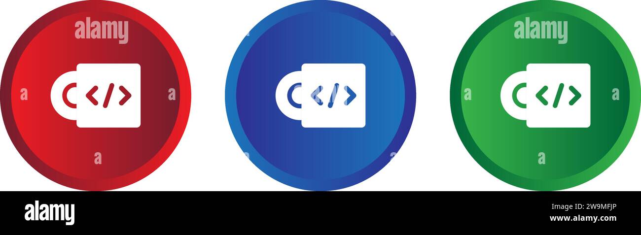 Computer icon collection vector Stock Vector Image & Art - Alamy