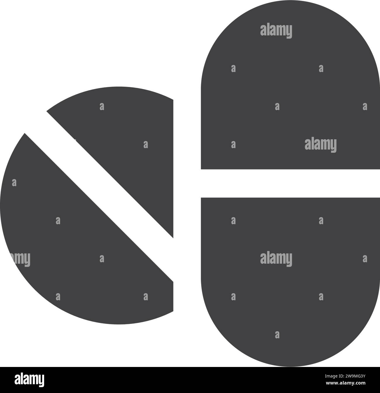 Health medical element vector Black and White Stock Photos & Images - Alamy