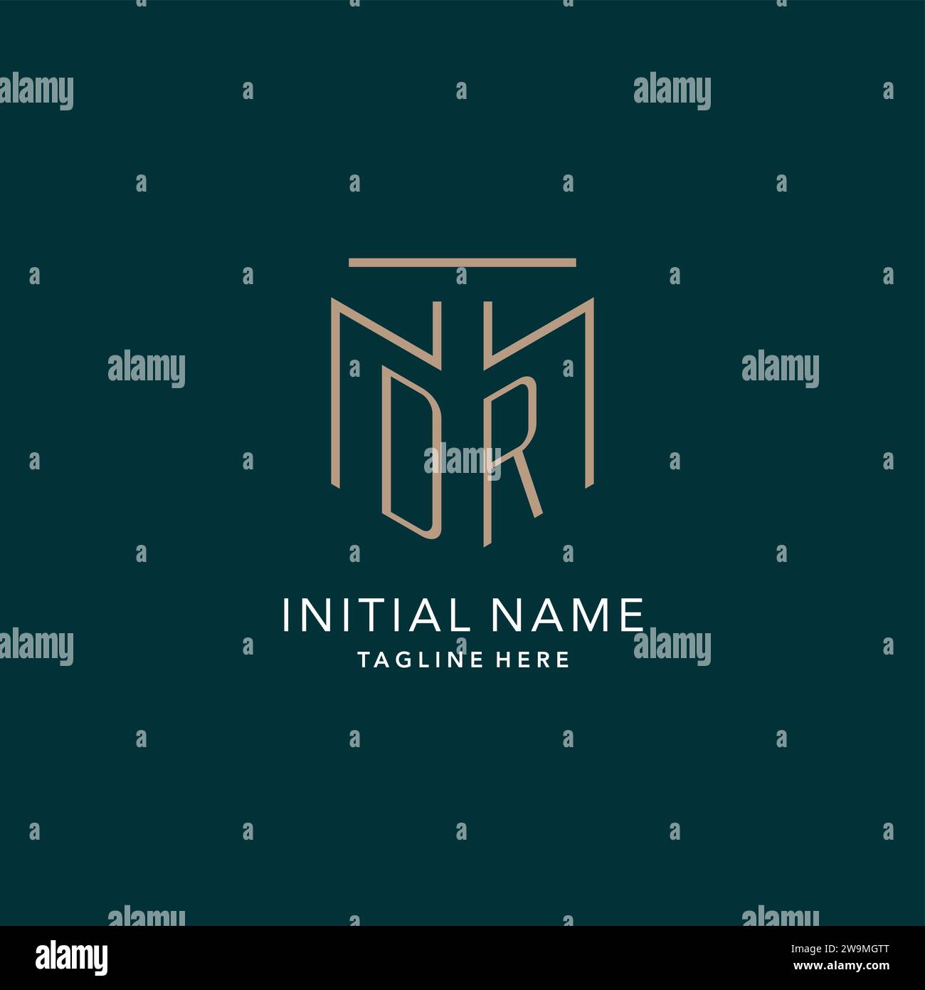 Dr brand logo Stock Vector Images - Alamy