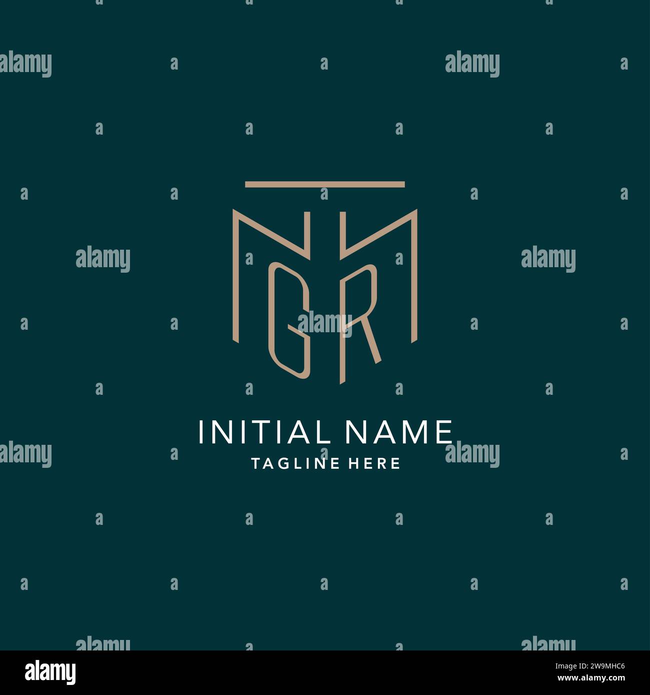 Gr logos Stock Vector Images - Alamy