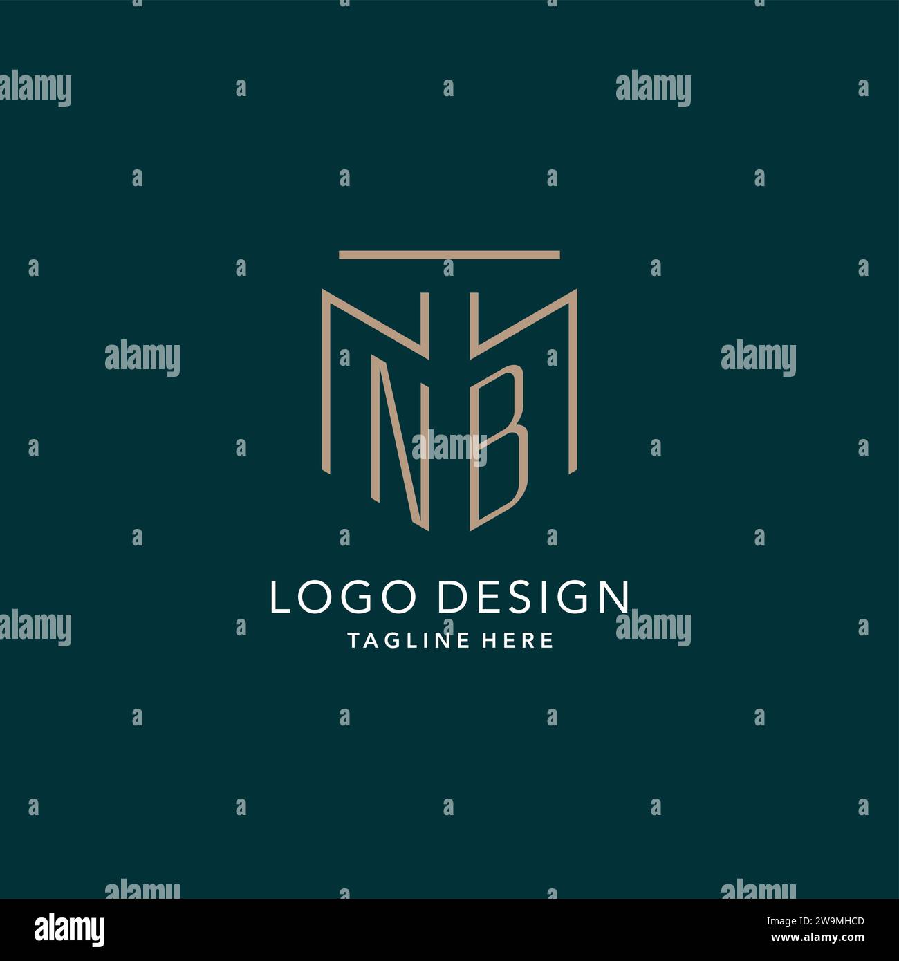 Nb letters Stock Vector Images - Alamy