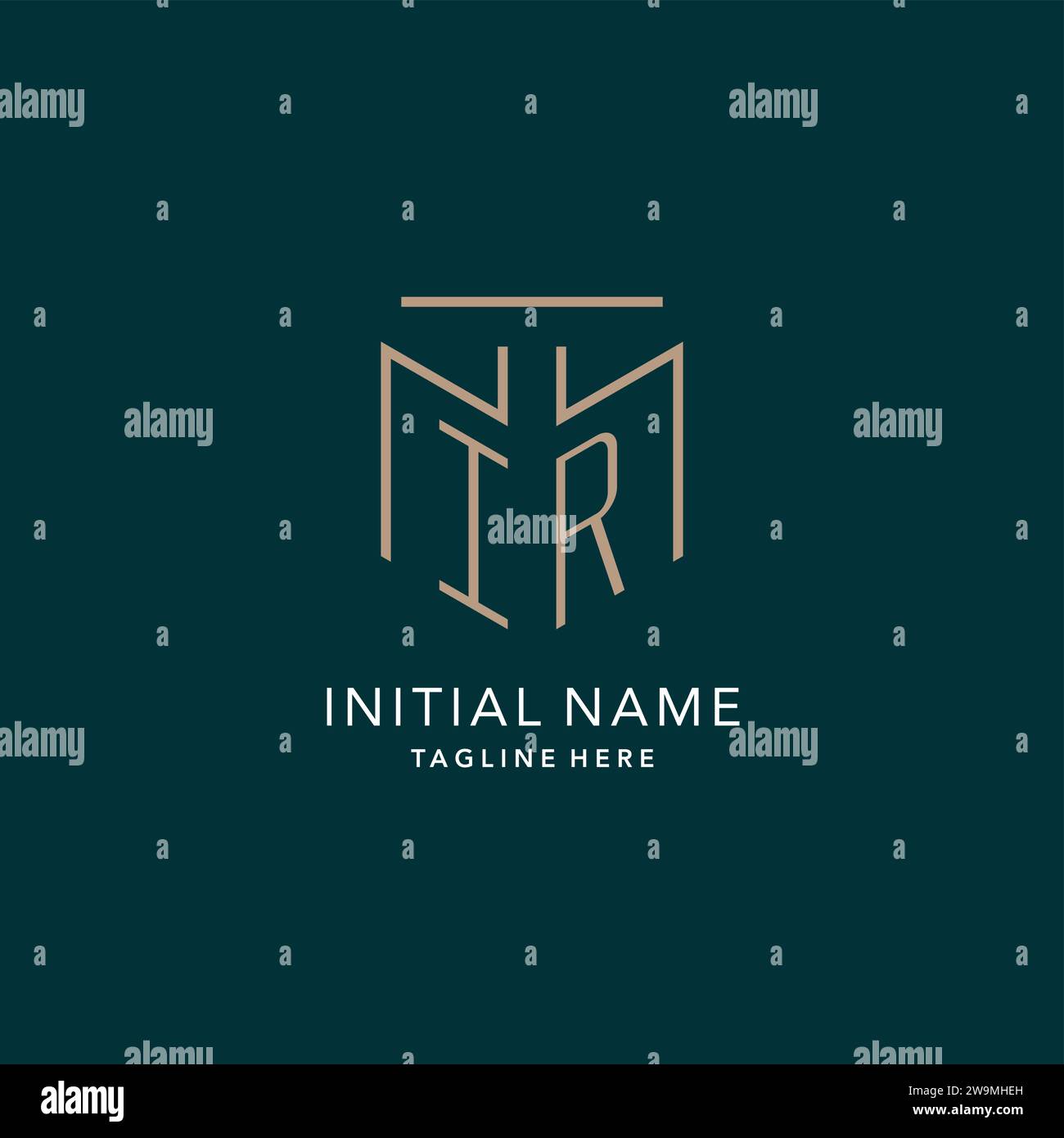 Modern ir logo hi-res stock photography and images - Alamy