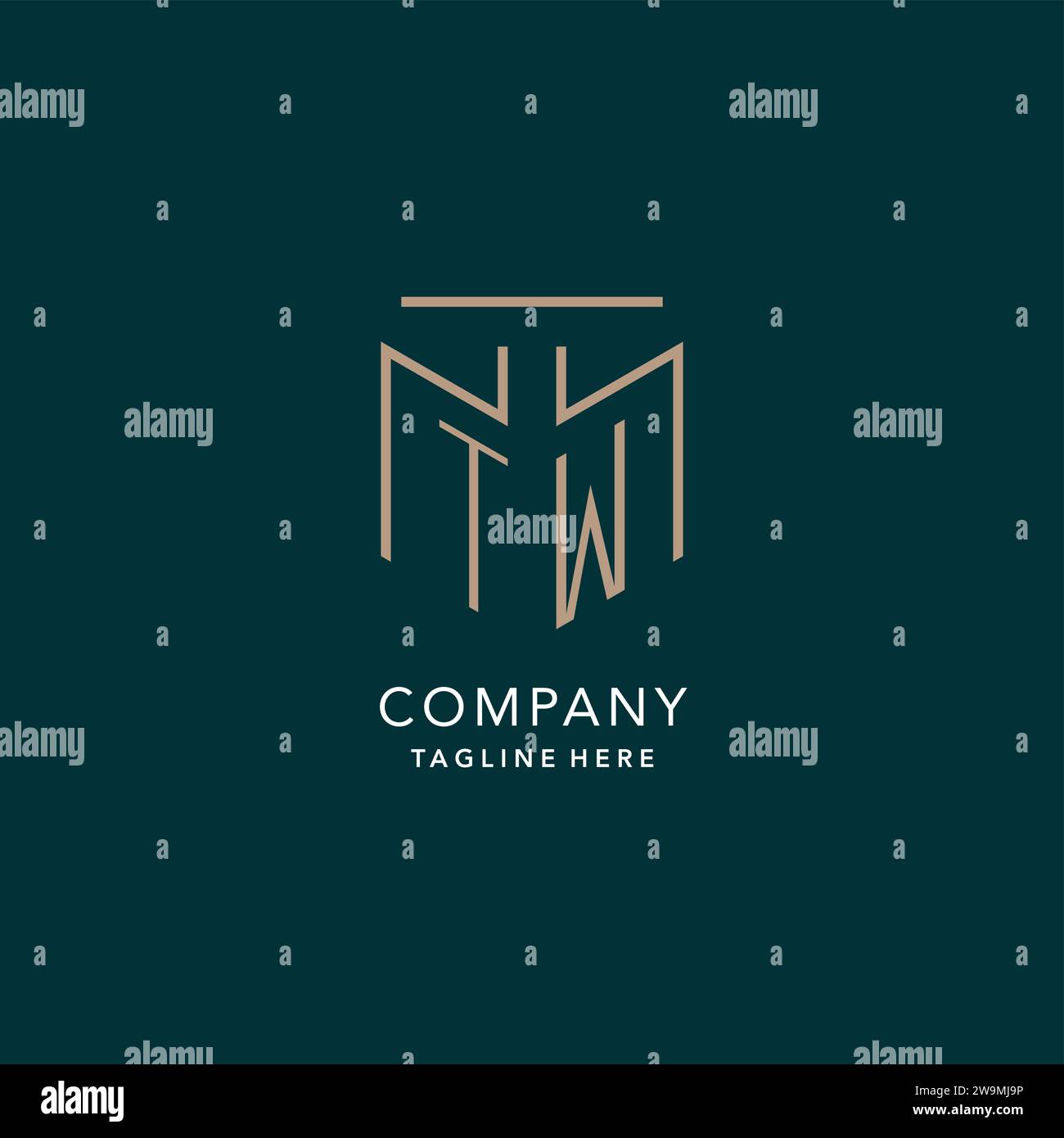 Tw clean logo hi-res stock photography and images - Alamy