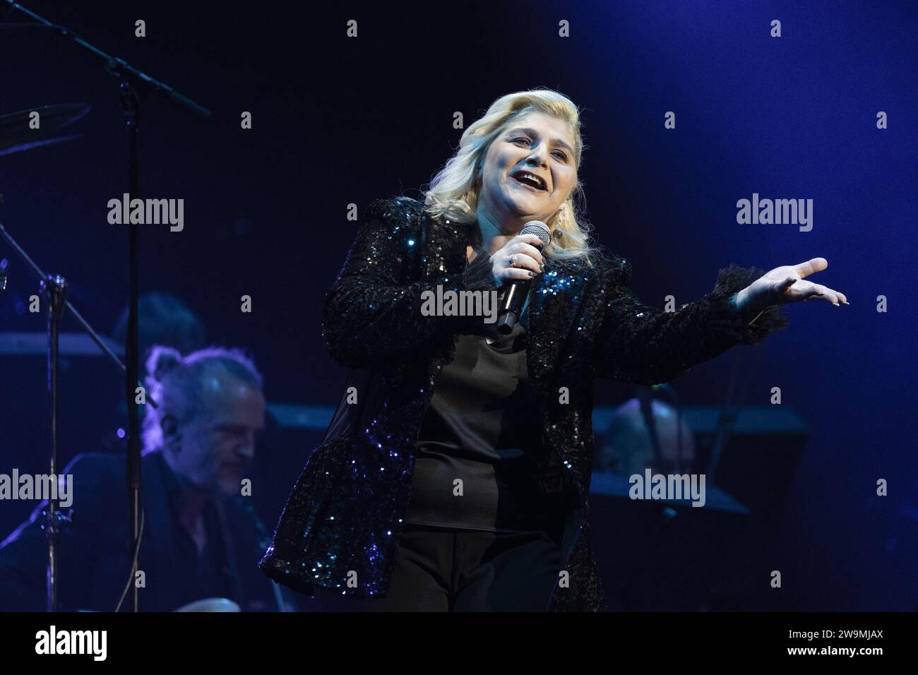 Antwerp, Belgium. 28th Dec, 2023. Singer Sandra Kim performs at the ...