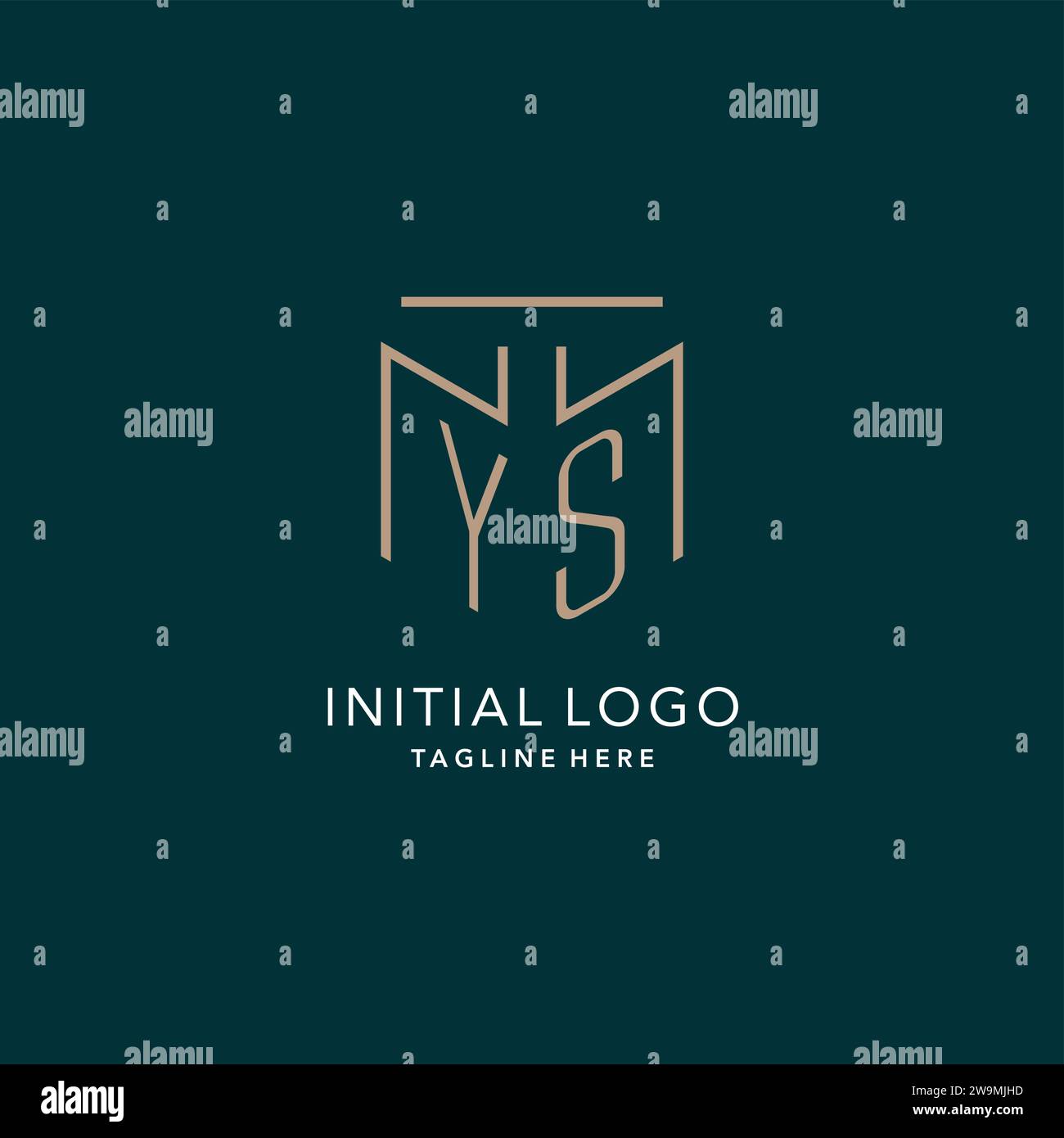 Ys clean logo Stock Vector Images - Alamy