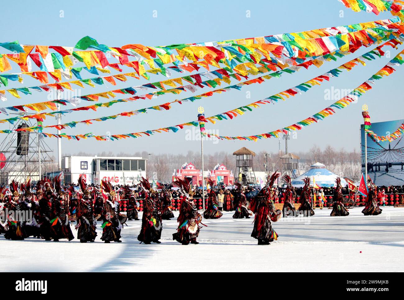 A fishing-themed festival opens on the Chagan Lake in Songyuan City ...