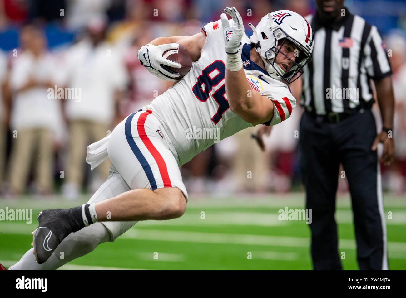 San Antonio, TX, USA. 28th Dec, 2023. Arizona Wildcats tight end Tanner ...