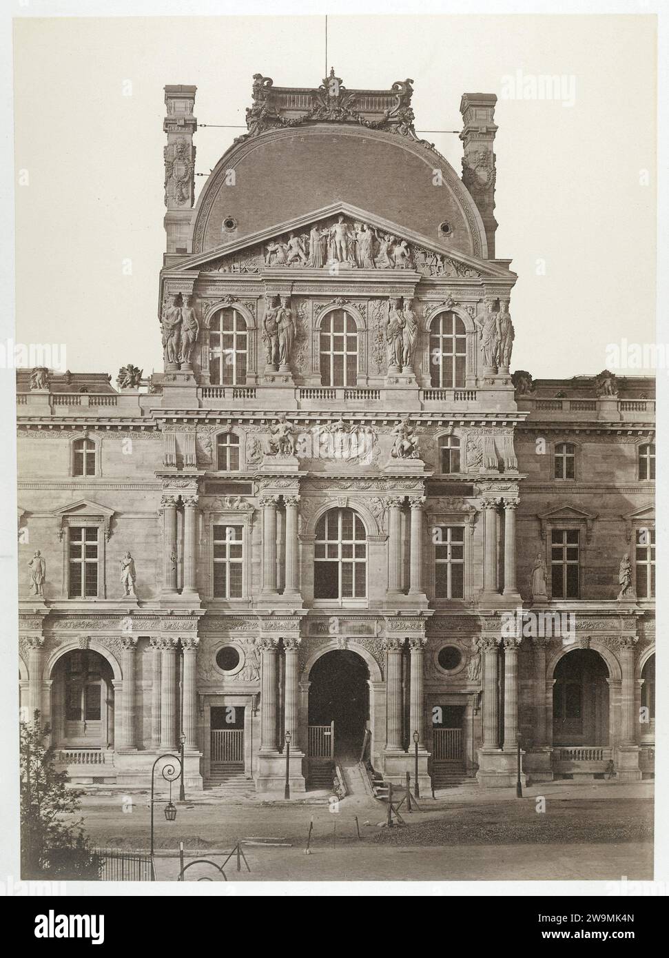 GIPS models for sculptures on the Palais du Louvre: left "L'Europe" by ...