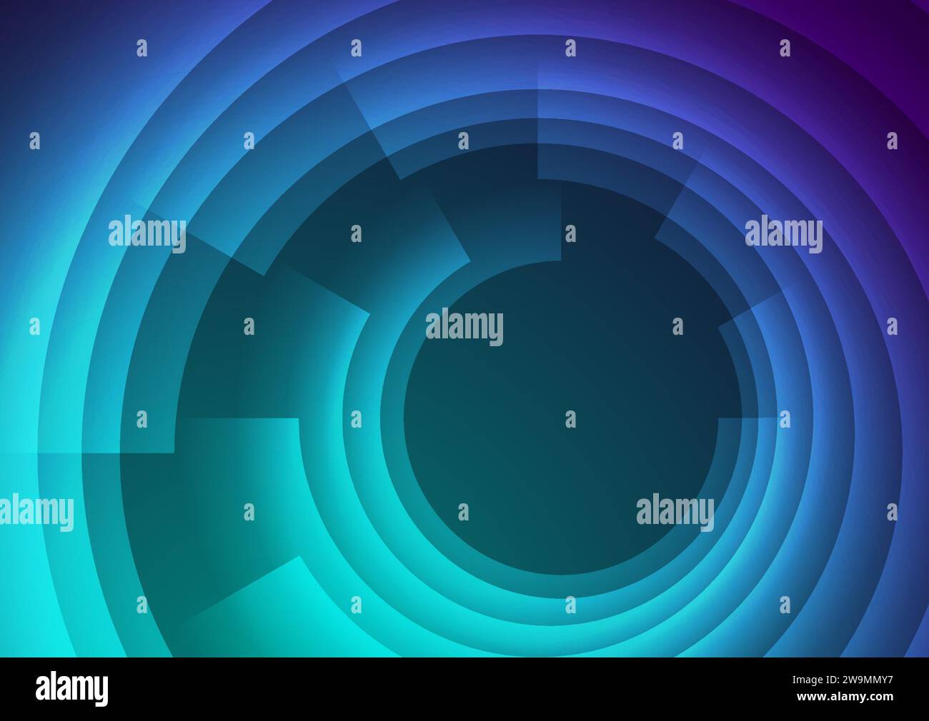 Blue violet glowing tech abstract concept round swirl background ...