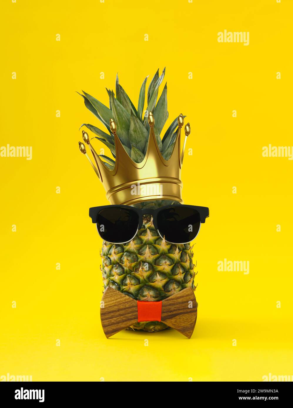 The king of all fruits. Creative tropical summer layout made of ...