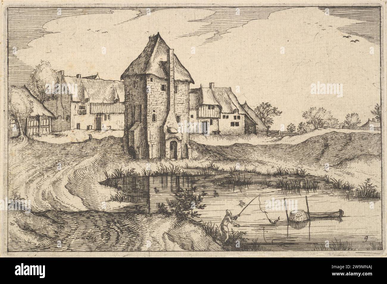 The Pond, plate 9 from "Regiunculae et Villae Aliquot Ducatus ...