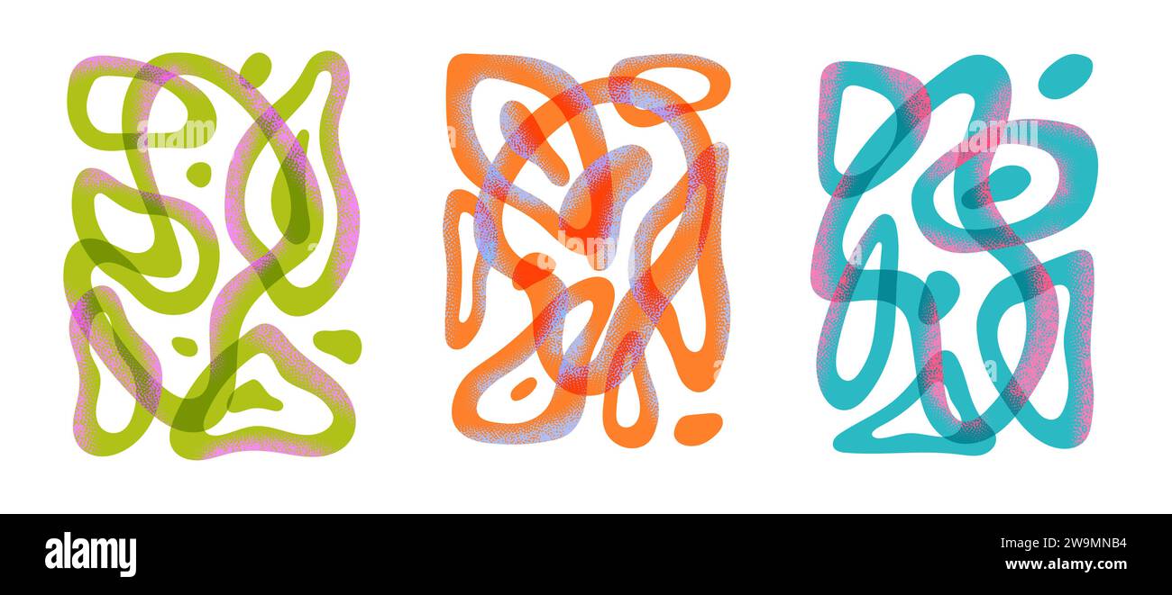 Abstract curved lines vector illustration Stock Vector Image & Art - Alamy