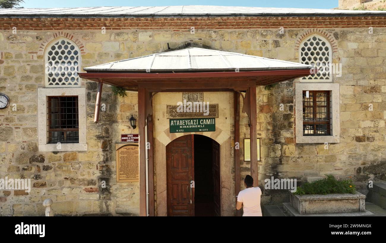 Atabey Gazi Mosque was built in 1273 during the Anatolian Seljuk period ...