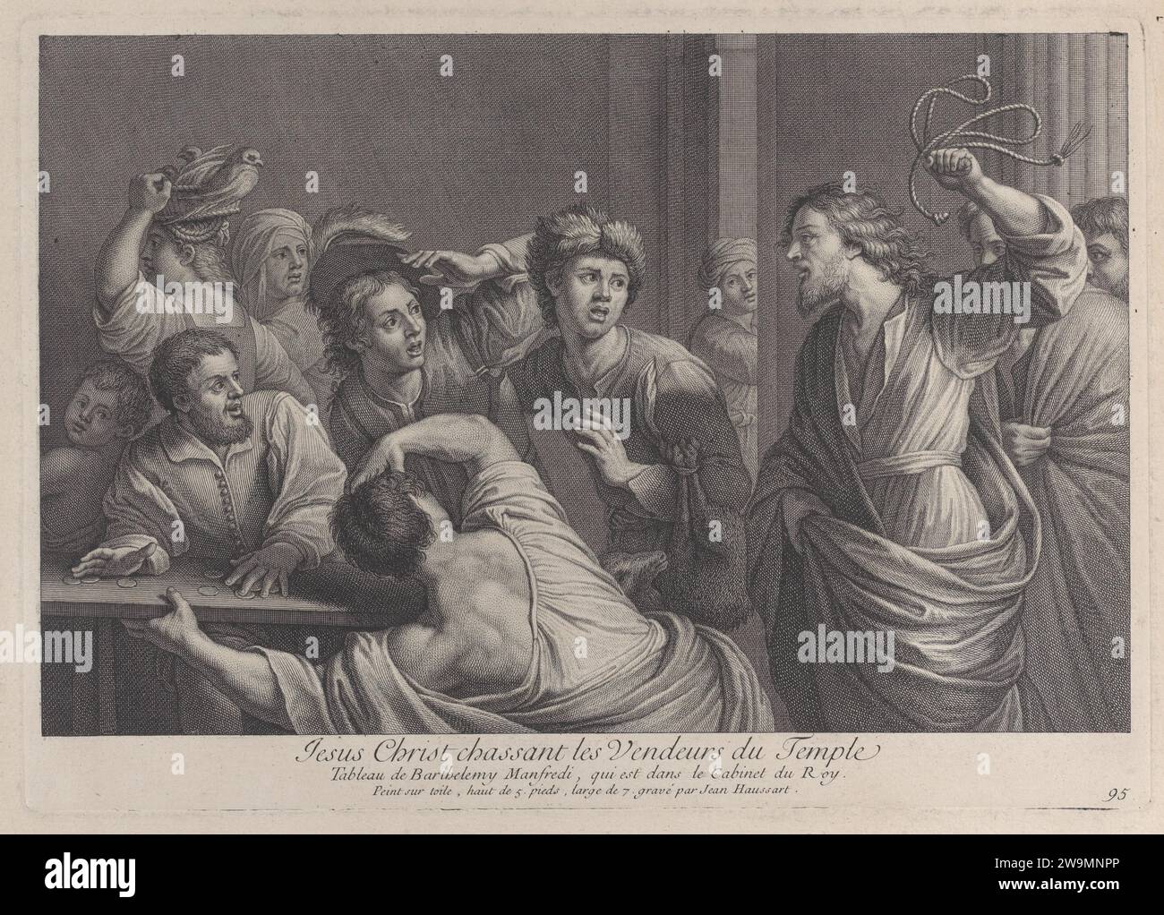 Christ driving the merchants from the temple 1960 by Bartolomeo ...