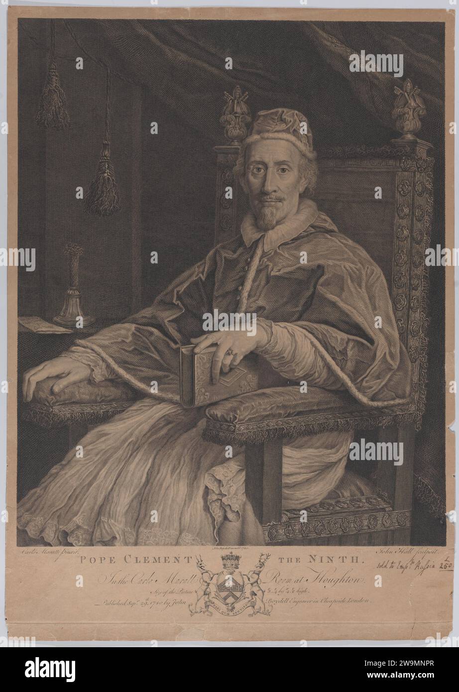 Pope Clement the Ninth 1978 by Pope Clement IX Stock Photo - Alamy