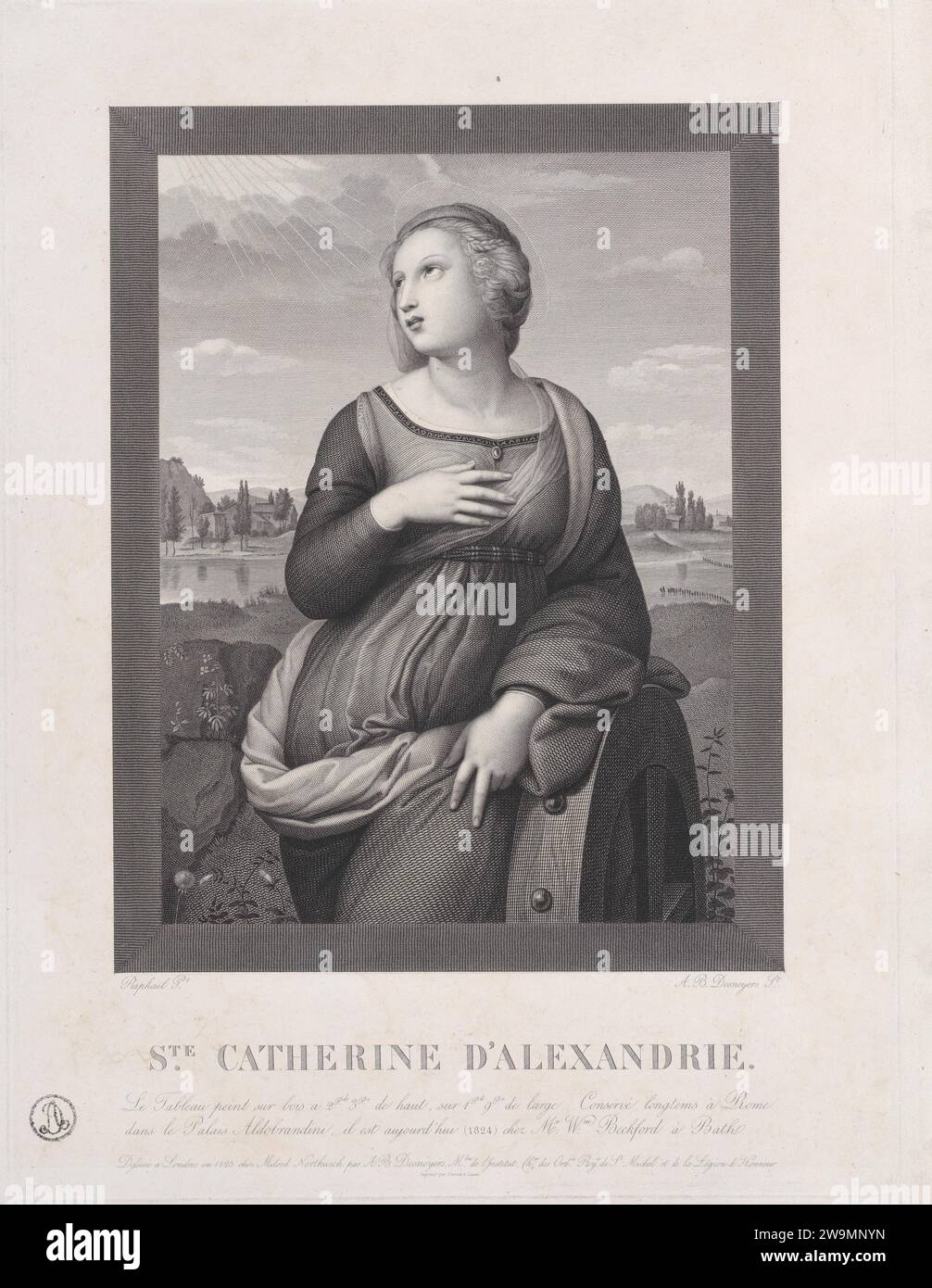 Saint Catherine of Alexandria 1928 by Raphael (Raffaello Sanzio or ...
