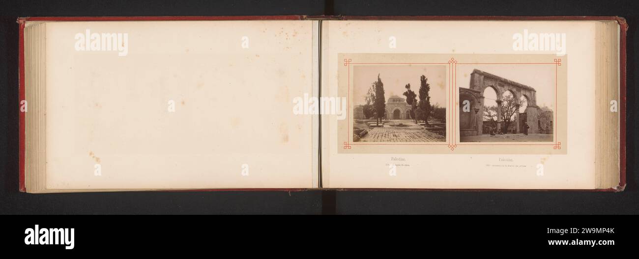 View of bows on a square, Félix Bonfils, c. 1873 - In or Before 1878 ...