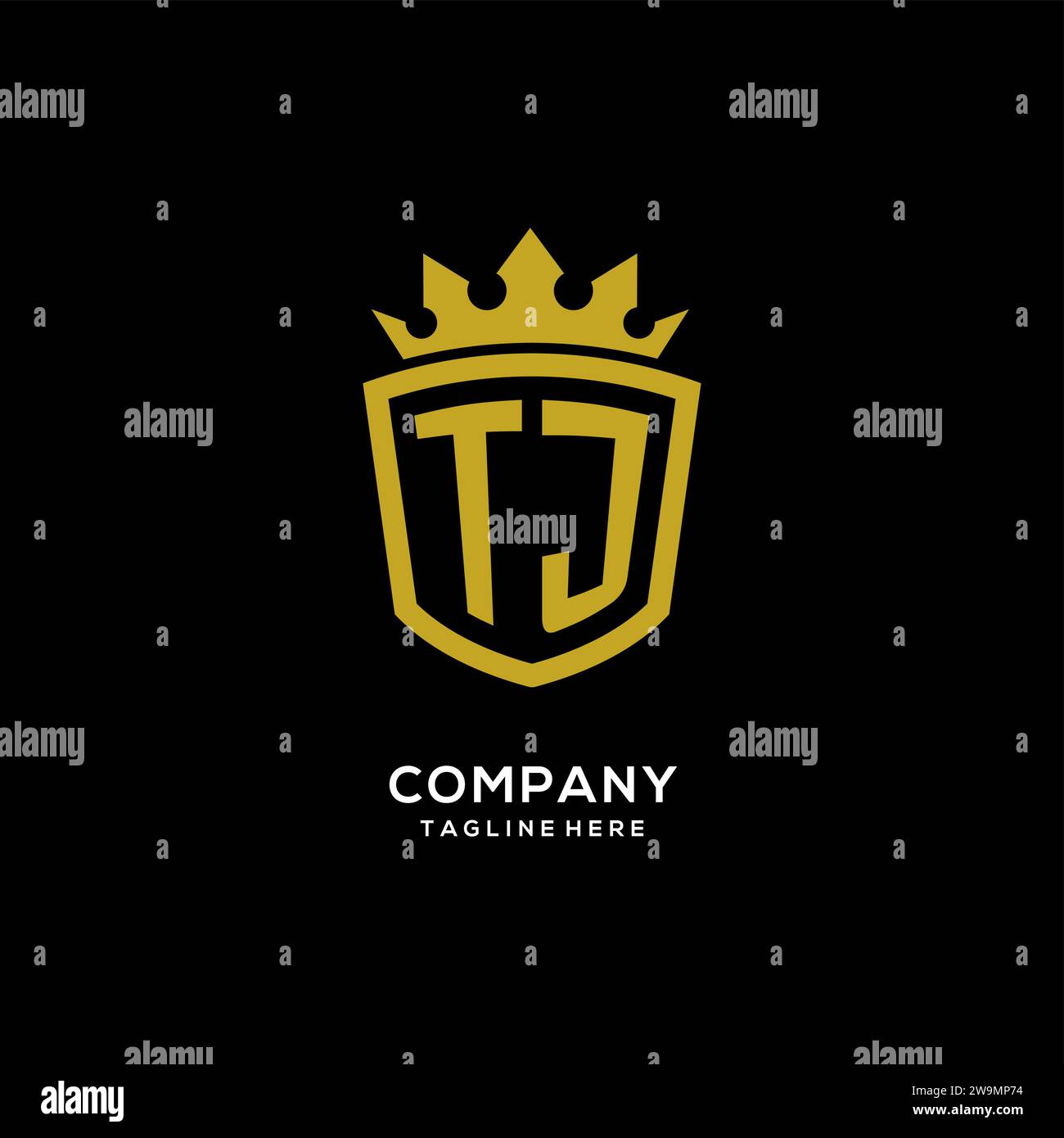 Tj shape Stock Vector Images - Alamy