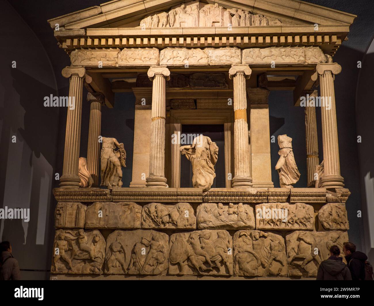 Nereid Monument, Greek Style Temple, The British Museum, Bloomsbury ...