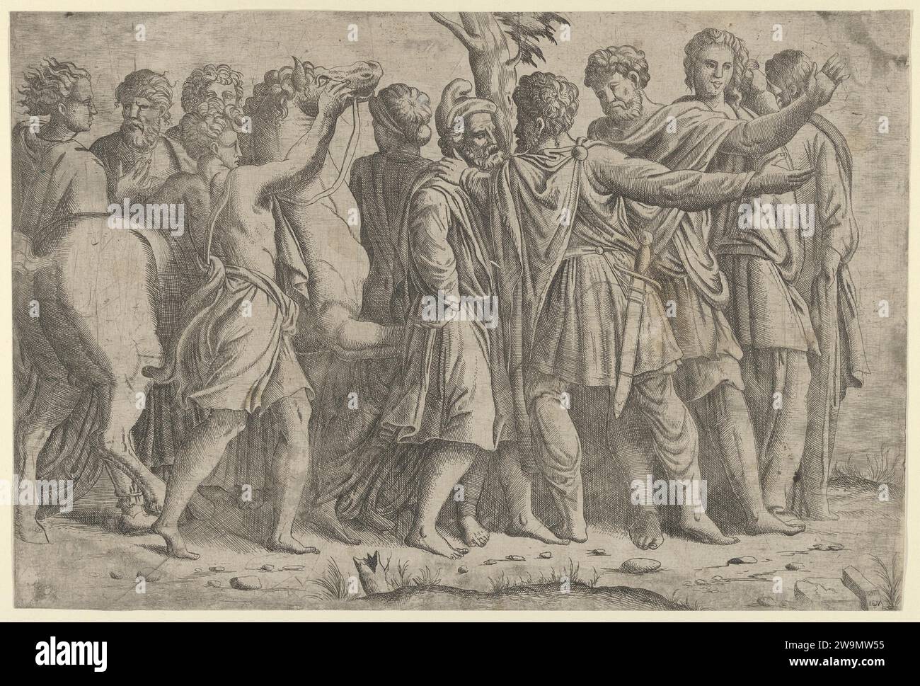 Group of Roman Figures 1959 by Master IQV Stock Photo - Alamy