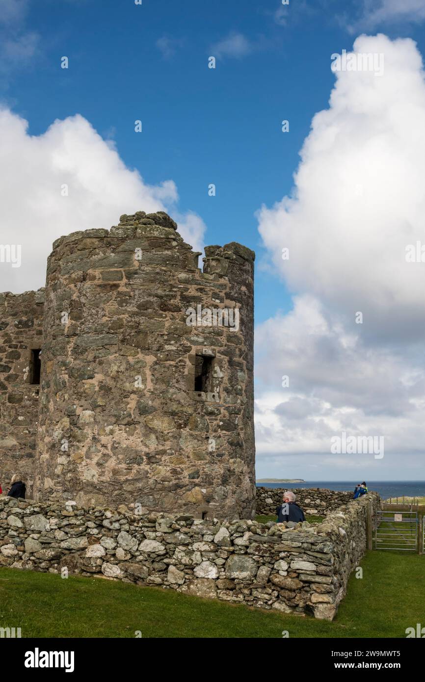 16th century Muness Castle on Unst is the most northerly castle in the ...