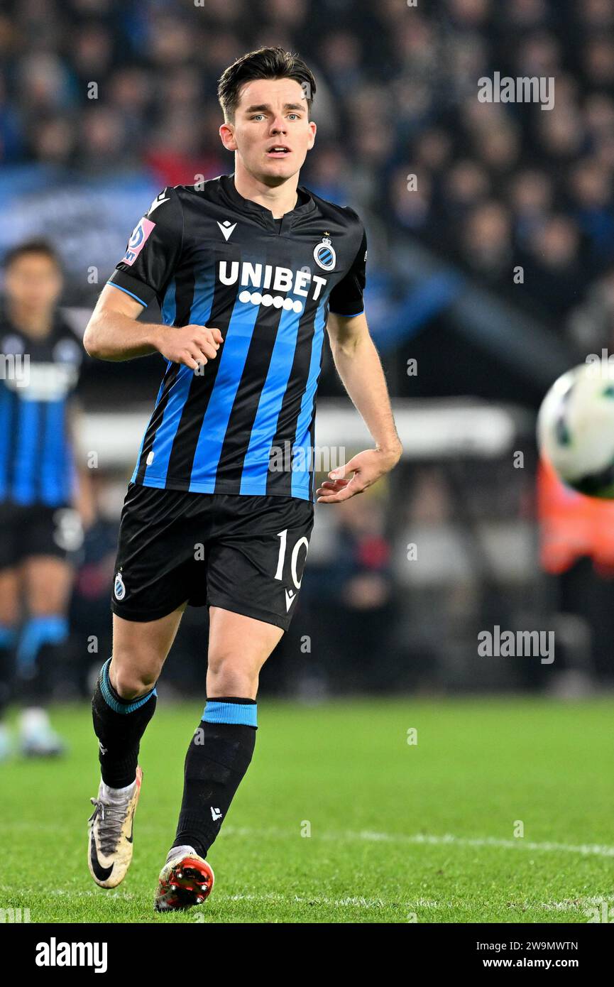 Brugge, Belgium. 26th Dec, 2023. Hugo Vetlesen (10) of Club Brugge ...